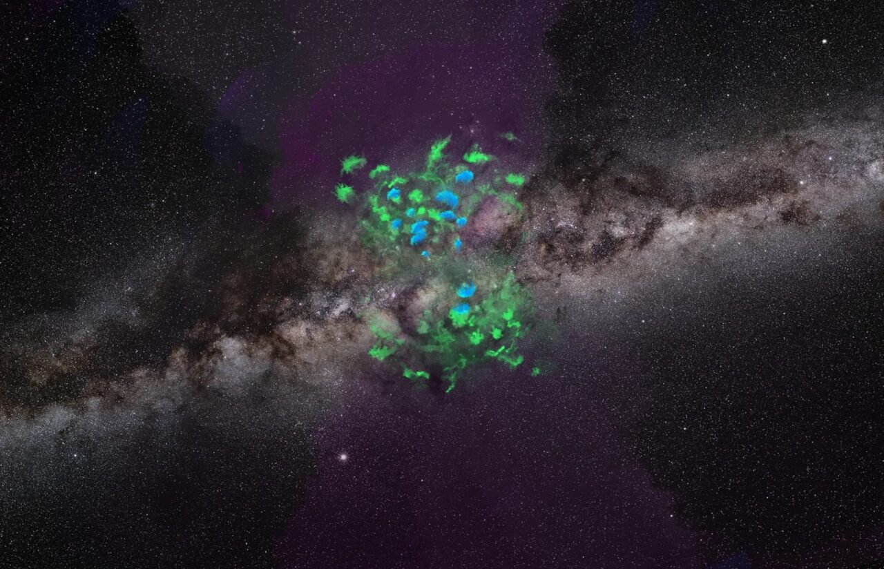Massive Gas Clouds Escape Center of Milky Way | AUI